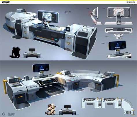 Artstation Overwatch Horizon Lunar Colony Oscar Cafaro