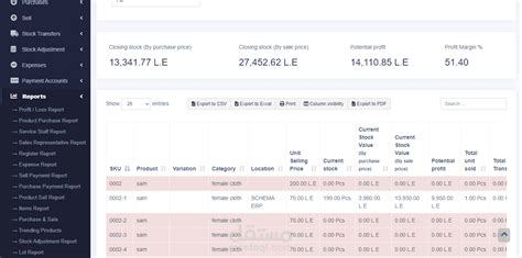 Schema System Company Erp مستقل