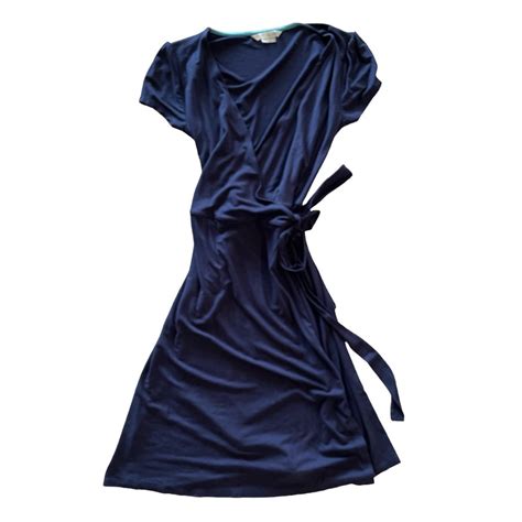 Boden Navy Summer Wrap Dress Gem