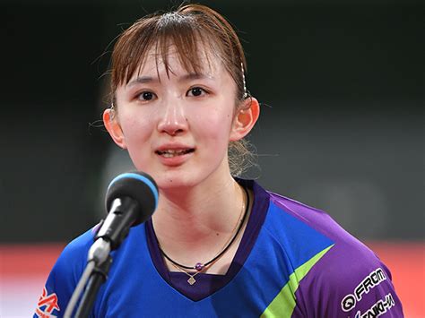 【卓球】早田ひな「私の目標はパリ五輪の出場ではなくて、パリで中国選手に勝って金メダルを獲ること」 卓球王国