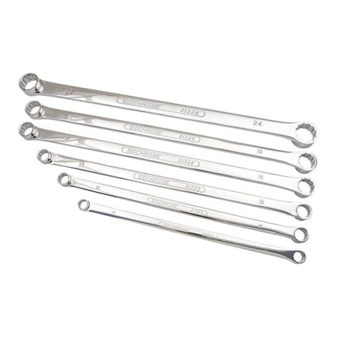 6pc Flat Ring Spanner Set Metric Sidchrome Tools And Tool Storage