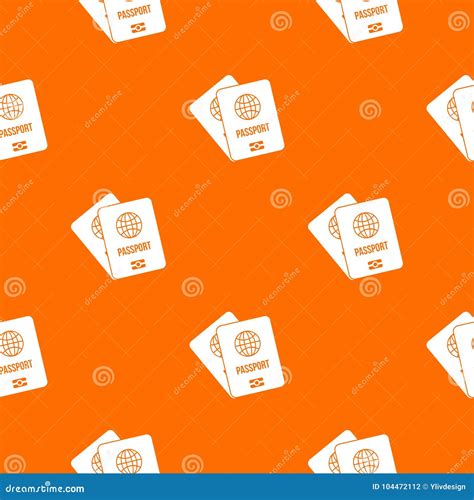 Passports With Map Pattern Seamless Stock Vector Illustration Of