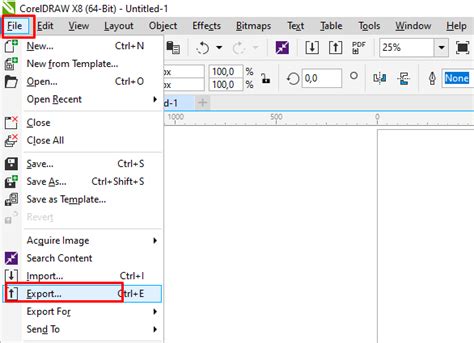 Cara Export File CorelDraw Pram Eko