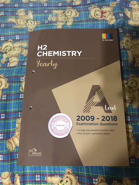 Alevel H2 Chemistry Yearly Tys 2009 2018 Hobbies And Toys Books