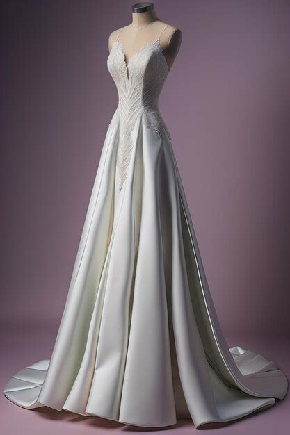 Premium Photo Wedding Dress On A Mannequin Ai Generative