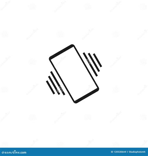 Phone Shake Icon Vector Shakes Phone Vector Template Stock Vector