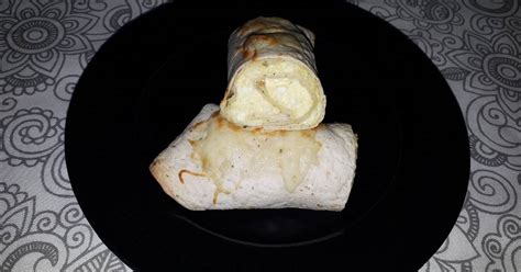 Wrap Sau Lipie Umplută Cu Cremă De Ou și Brânză De Vaci Rețetă De Bebe