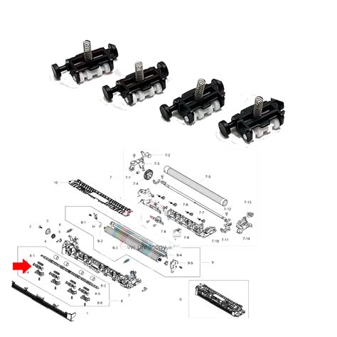 Fuser Exit Roller For Hp 136a Jc91 00989a Set Garg Computers