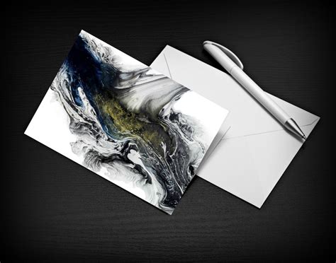 Fine Art Card Greeting Cards Blank Stationary Set Thank You Cards