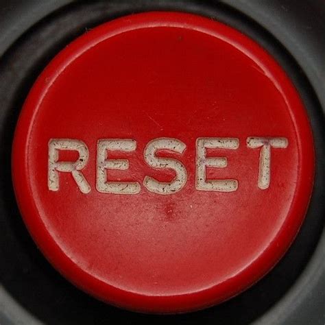 Tech Reset Button Red