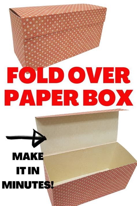 DIY Paper Box Tutorial In 5 Minutes