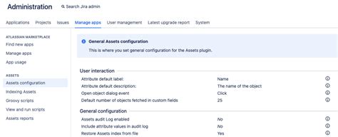Indexing Assets In Jira Service Management Jira Service Management Data Center 10 1