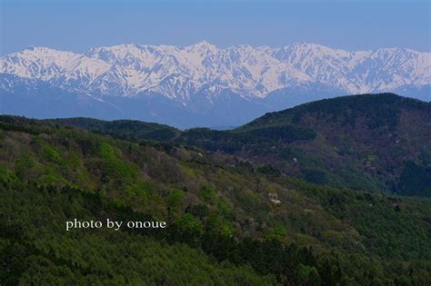 新緑と残雪の北アルプスの眺望が美しい聖高原 nagano3221のブログ