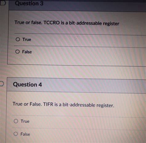 Solved D Question 1 How Many Timers Are In The Atmega32 O 4