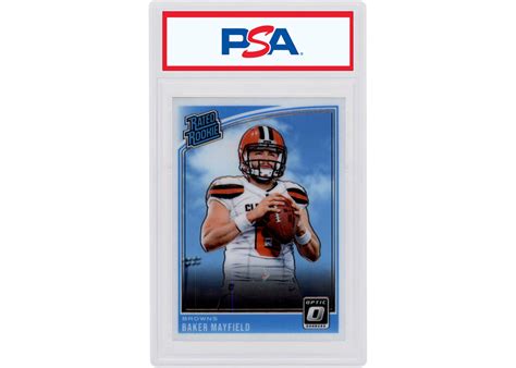 Baker Mayfield 2018 Panini Donruss Optic Rookie 153 Psa Or Bgs Graded