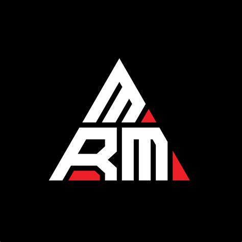 Mrm Diseño De Logotipo De Letra Triangular Con Forma De Triángulo