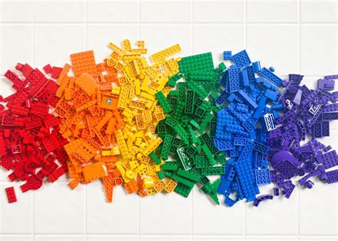 Lego Bricks Bulk Color Sorted 100 Pieces Etsy