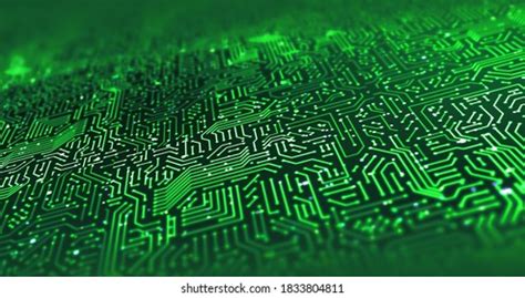 Circuit Board Pattern Close Cpu Data Stock Illustration Shutterstock