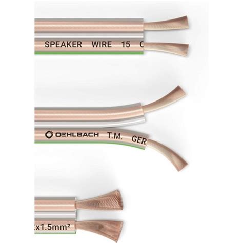 Oehlbach오엘바흐 Speaker Wire 15 벌크 스피커 케이블 화이트