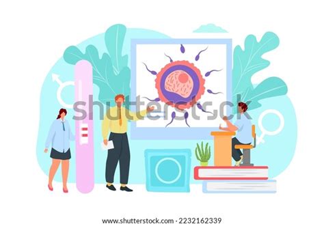 Sexual Education Concept Vector Illustration Man Stock Vector Royalty