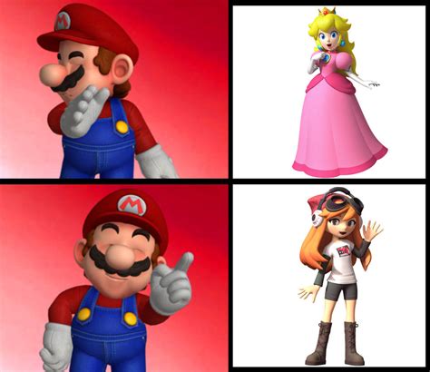Mario Prefers Meggy Spletzer Over Princess Peach By Noe0123 On Deviantart