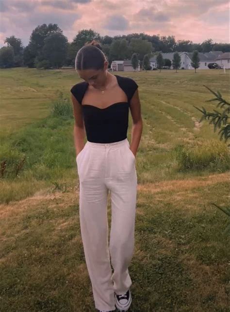 Summer Trouser Outfits Casual Trouser Outfit Inspiration Date Night