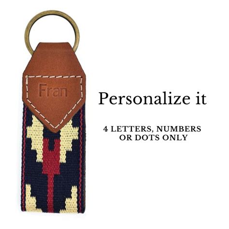 Guarda Pampas Leather Keychain Etsy