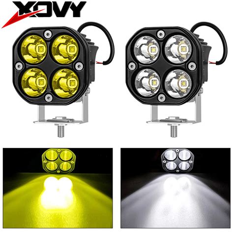 3 인치 스퀘어 40w Led 작업등 24v 옐로우 화이트 Led 스포트라이트 오프로드 안개 램프 Lada 트럭 4x4 4wd 자동차 액세서리라이트 바수월한 작업