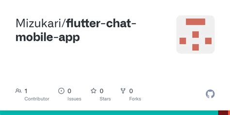 Github Mizukari Flutter Chat Mobile App