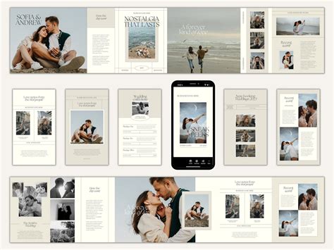 CANVA Modern Instagram Bundle Pack For Photographer IG Post Carousel Stories Engagement