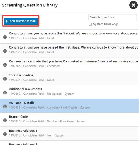 Adding New Questions To An Application Form — Martian Logic