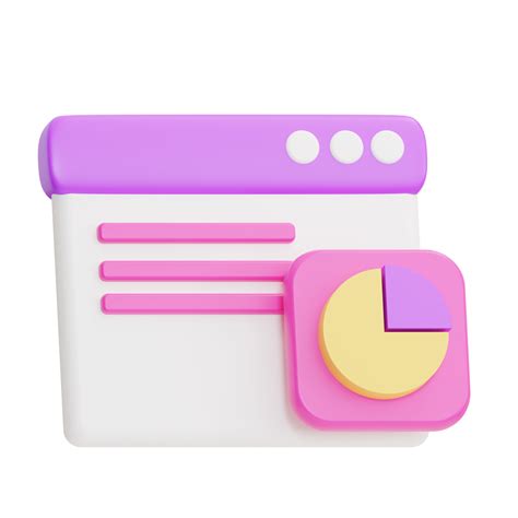 Business Icon Chart Pie With Analyze Table 3D Illustration 22180951 PNG