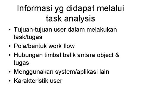 user task analysis mengapa kita butuh user task