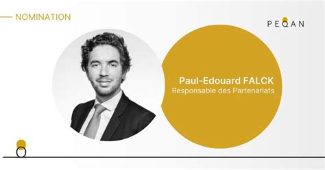 Communiqué De Presse Nomination Paul Edouard Falck Peqan