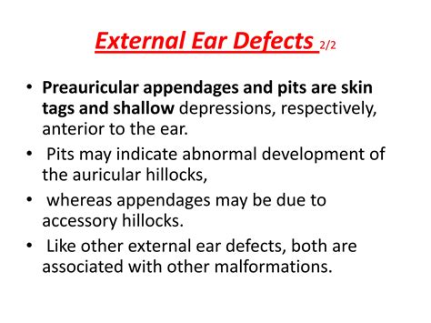 Embryology 18 Ear Pptx Ear Nose And Throat Conditions Diseases