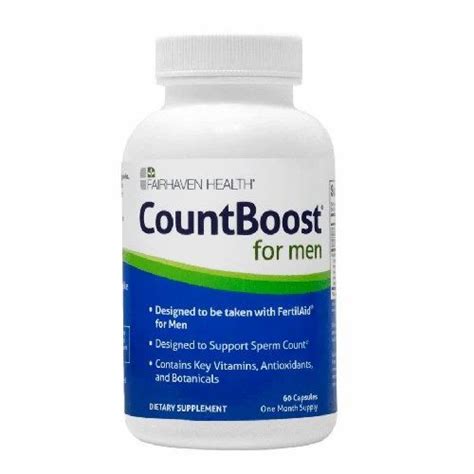 Sperm Count Booster Supplement Fertilaid For Men And Countboost Combo