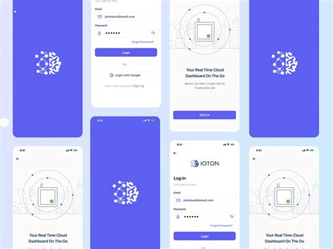 Ioton Launching Page Mobile App Uiux Design On Behance
