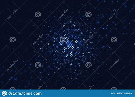 Binary Code Background Stock Vector Illustration Of Abstract 142439187