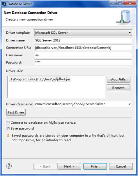 myeclipse中db browser连接sql server2012 dbbrowser添加sqlserver csdn博客