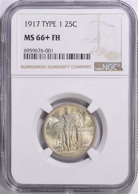 Standing Liberty Quarter Type NGC MS FH Item GreatCollections Coin Auctions