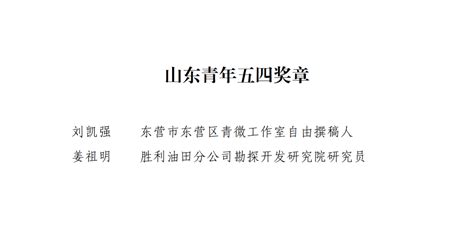 五四 · 青春榜样 东营13个集体、18名个人荣获省级表彰！青年山东名单