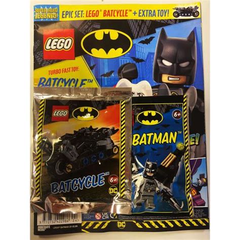Lego Batman Magazine Issue 22 With Batcycle Foil Pack Set 212222 And 1