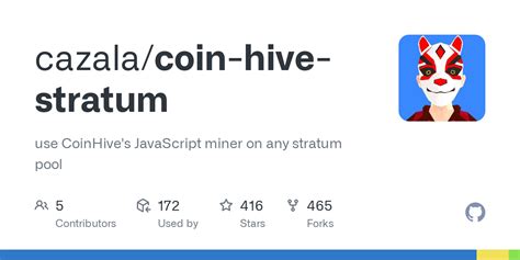 GitHub Cazala Coin Hive Stratum Use CoinHive S JavaScript Miner On