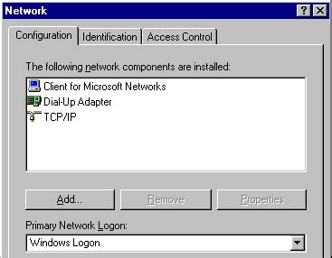 IwayNet Windows Me Setup
