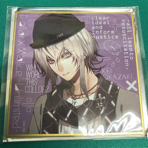 Collar×malice スタンドミニ色紙 岡崎契 契 カラマリ カラーマリス Unlimited 色紙 ミニ色紙 梶裕貴 オトメイト ザッ
