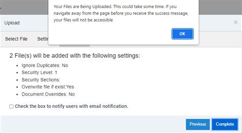 Uploading Files