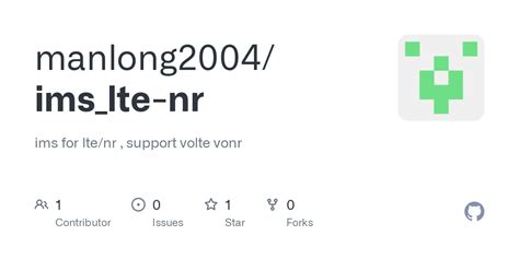 Github Manlong2004imslte Nr Ims For Ltenr Support Volte Vonr
