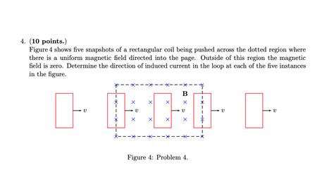 solved 4 10 points figure 4 shows five snapshots of a