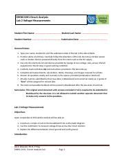 Circuit Analysis Lab Voltage Measurements Breadboard Course Hero