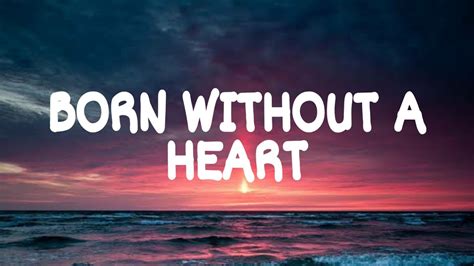 Faouzia Born Without A Heart Lyrics Youtube
